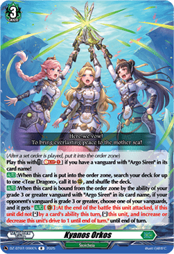 Kyanos Orkos [D-Format] (V.1 - Rare)⁣ - Moon Fangs & Cerulean Blaze⁣ ( – Spellbound Games